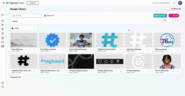 Organizing the Design Library