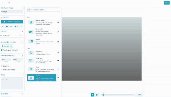 Tagboard Apps - Ticker